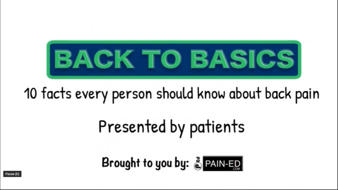 Low Back Pain: Myth-busting | Norfolk & Waveney Community ...